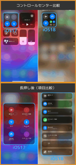 【iPhone】iOS18のコントロールセンターでBluetoothやモバイルデータ通信を1タップでオフにする方法 | SBAPP